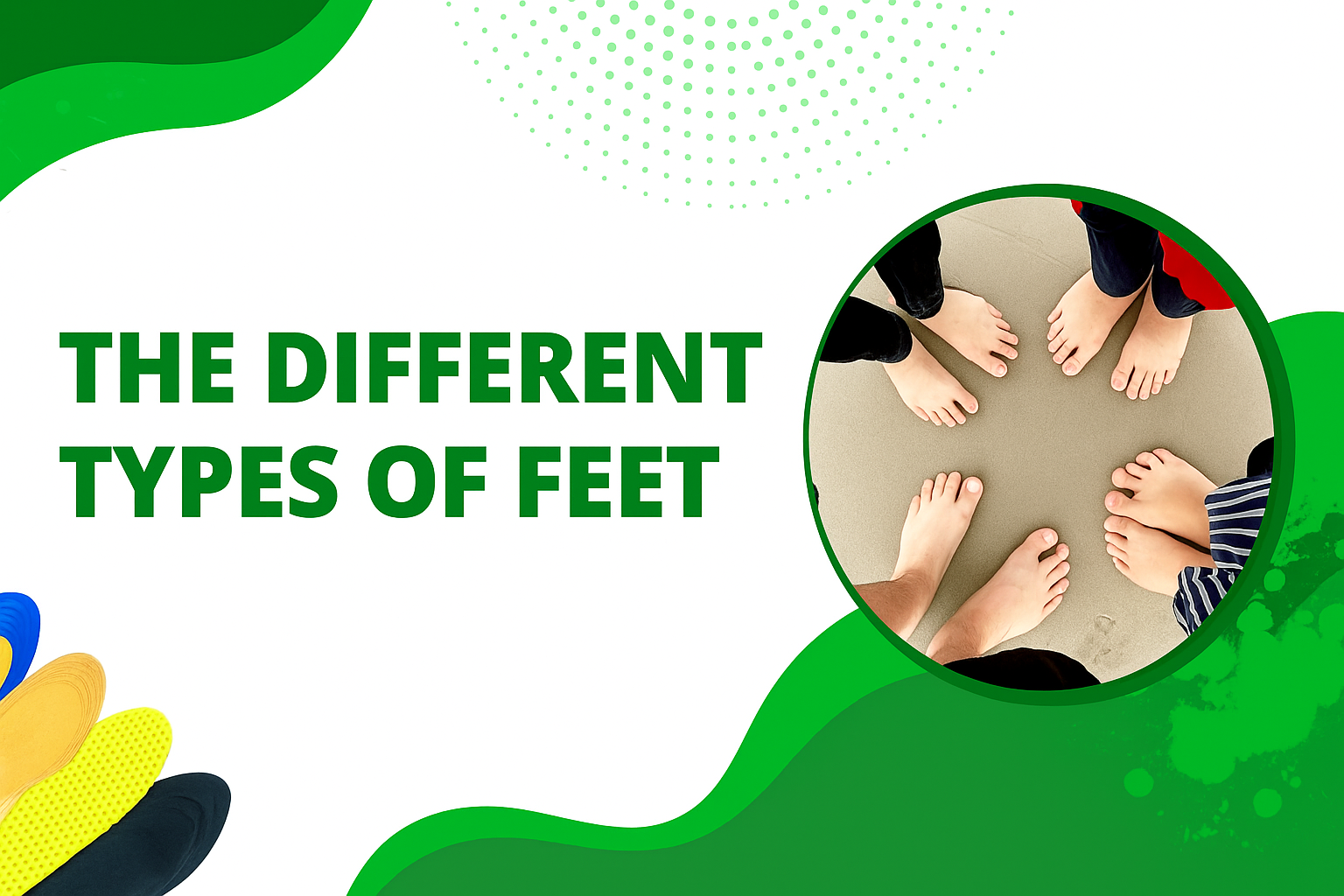 What are the different types of feet?
